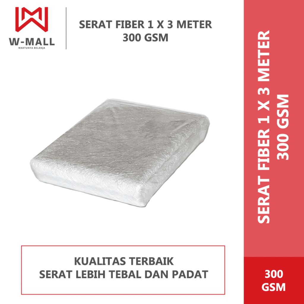 Jual Serat Fiber Aquaproof - Fiberglass Matt Fiber Glass Mat Ukuran 1x3 ...
