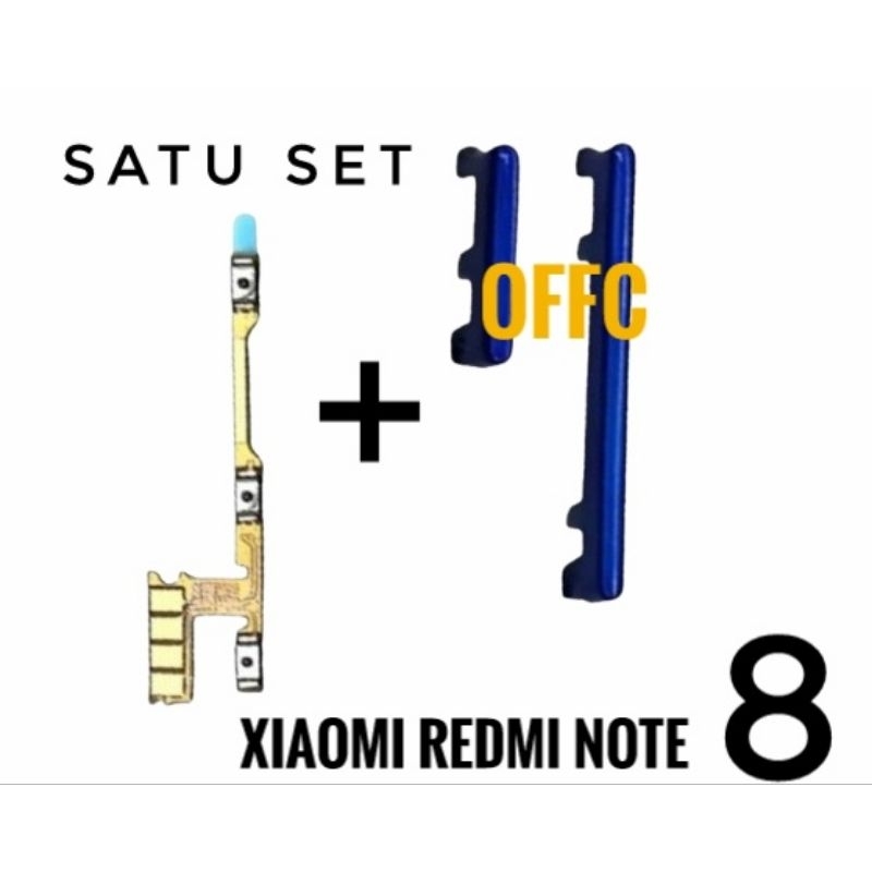 Jual FLEXIBEL + TOMBOL LUAR ON OFF VOLUME XIAOMI REDMI NOTE 8 TOMBOL SET FLEXSIBEL ON OFF VOLUME ...