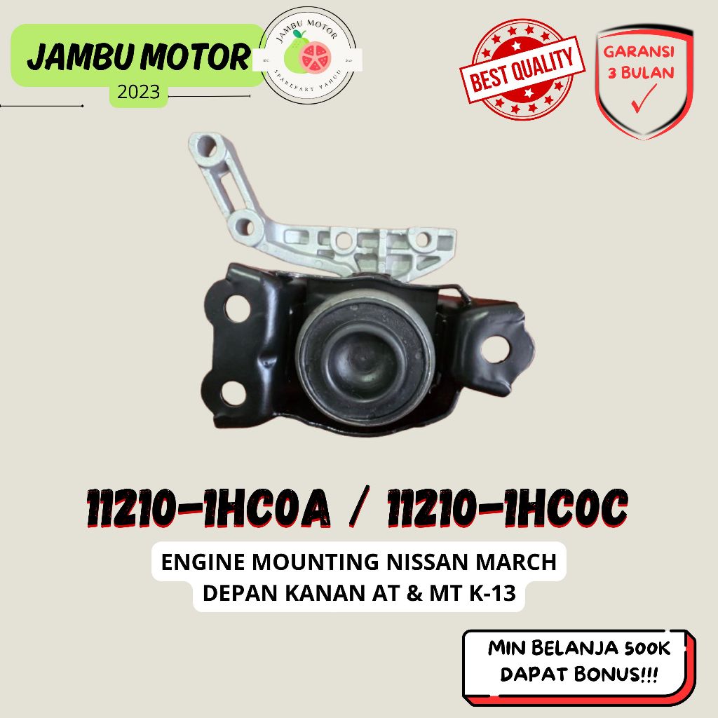 Jual ENGINE MOUNTING DUDUKAN MESIN NISSAN MARCH DEPAN KANAN AT & MT K ...