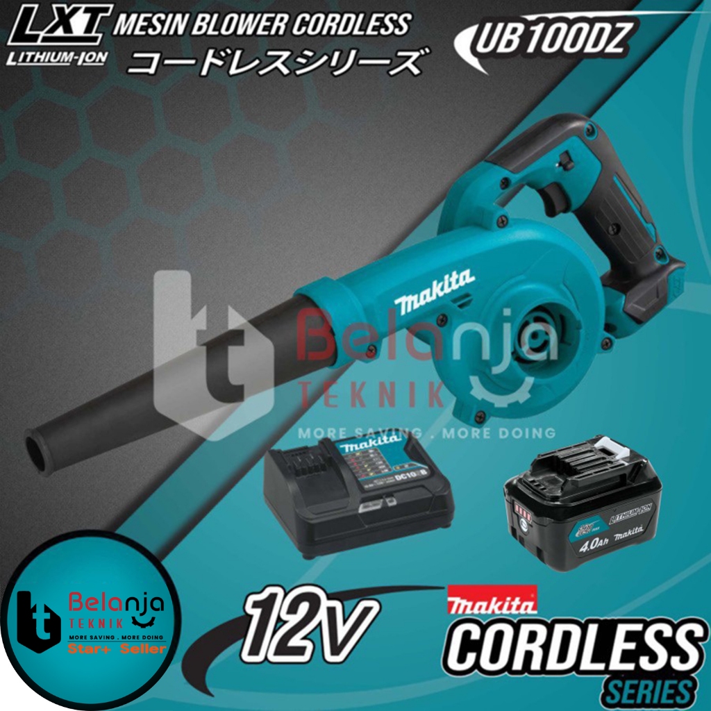 Jual Makita Mesin Blower Cordless UB100DZ 12V Hand Blower Set Baterai 4 AH | Shopee Indonesia