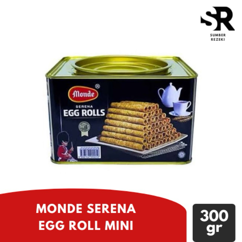 Jual Monde Serena Egg Roll Mini - Kemasan Kaleng 300gr | Shopee Indonesia