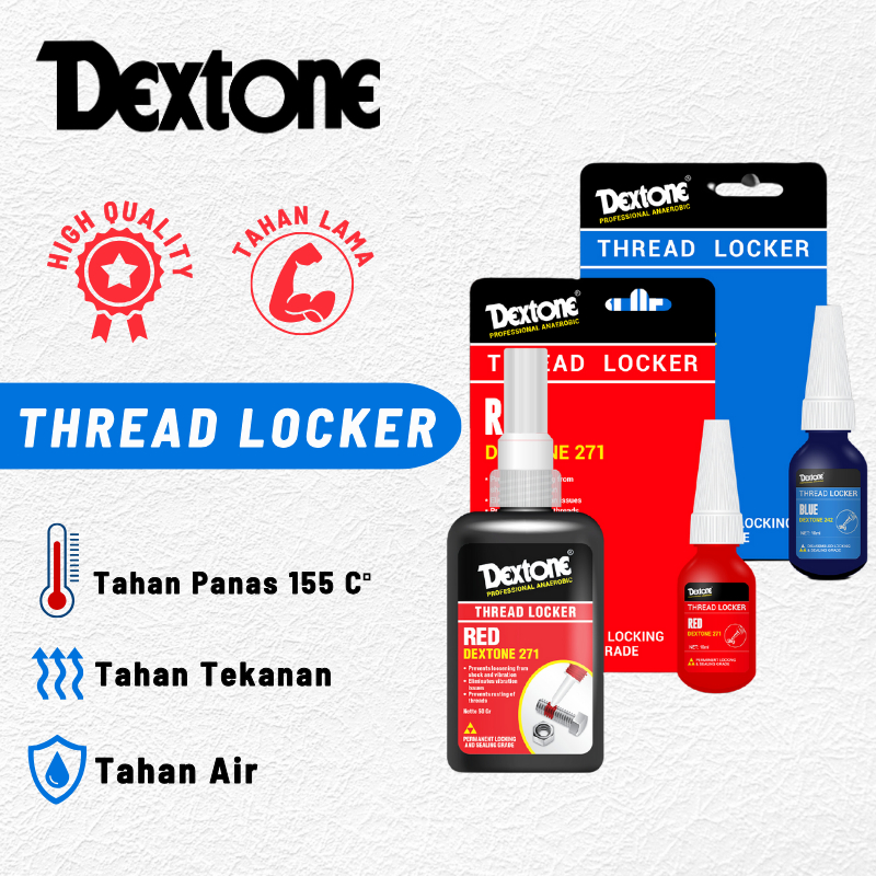 Jual Dextone Lem Pengencang Mur Dan Baut Thread Locker - TL242 | Shopee ... Jual Dextone Lem Pengencang Mur Dan Baut Thread Locker - TL242 | Shopee ...