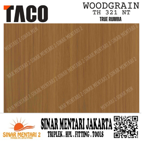 Jual TACO HPL WOODGRAIN TH 321 NT TRUE RUMBA | Shopee Indonesia