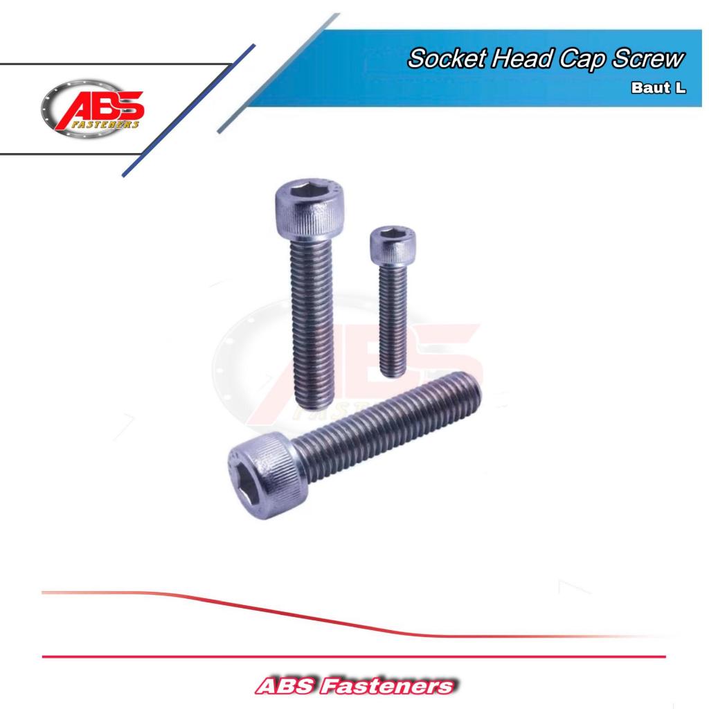 Jual Baut L SS304 M14 x 30 FT Pitch 2.0 Full Drat/Full Thread L ...