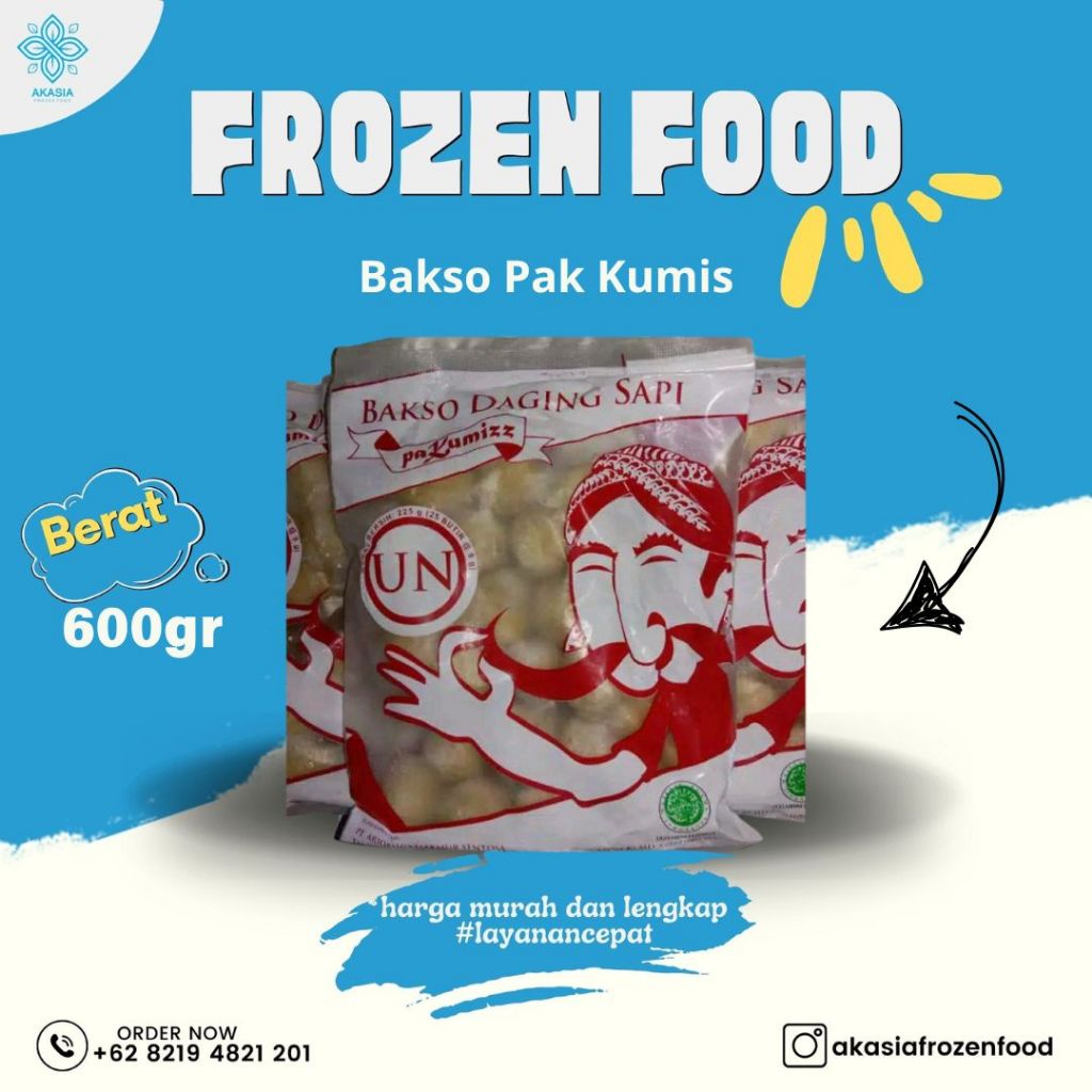 Jual Bakso Pak Kumis (Daging Sapi, 600gr) | Shopee Indonesia