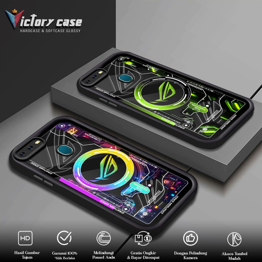 Jual Case OPPO A5S A7 A11K A12 Victory Case [ ROG ] Case Hp Glossy ...