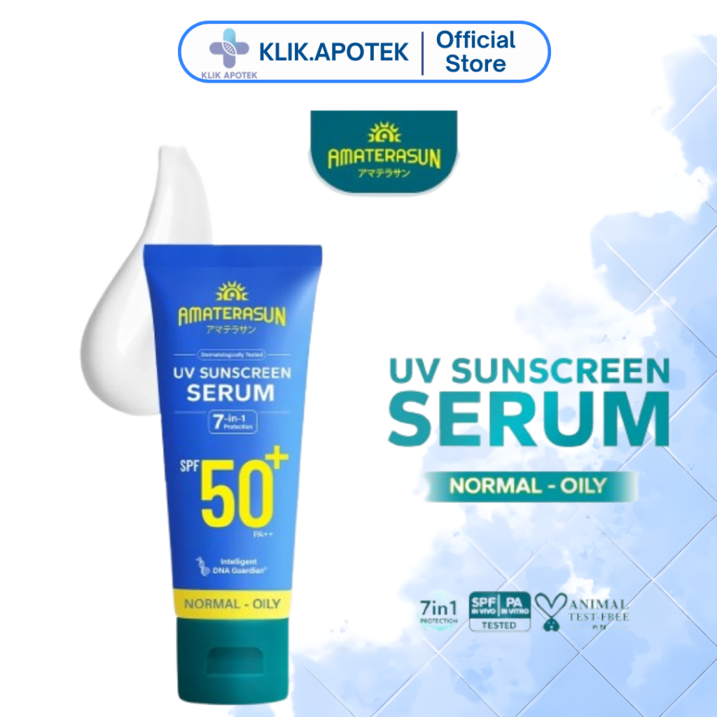 Jual Amaterasun UV Sunscreen Serum SPF 50+ PA++ 50Gr | Shopee Indonesia