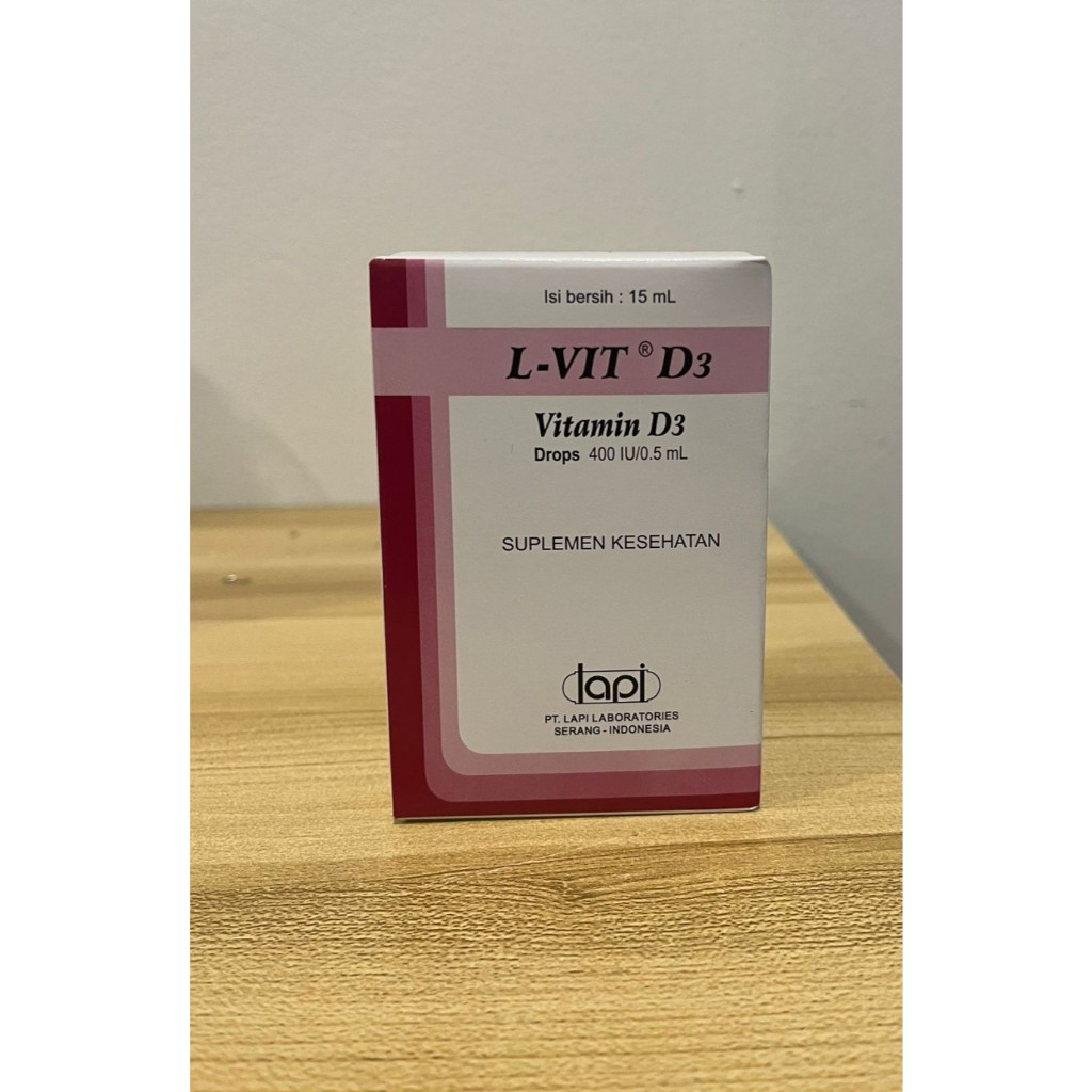 Jual L-Vit D3 Drops 400 IU 15ml | Shopee Indonesia