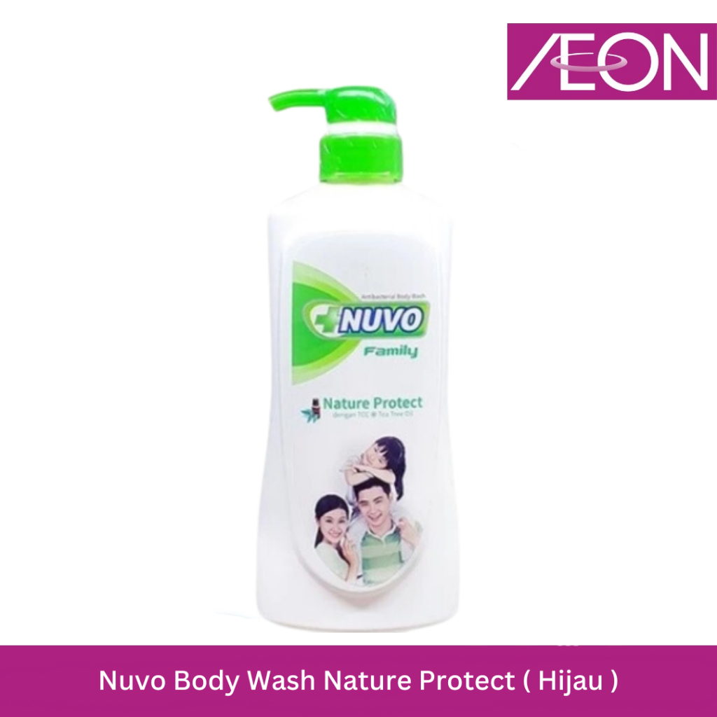 Jual Nuvo Body Wash Nature Protect ( Hijau ) 550 ml | Shopee Indonesia