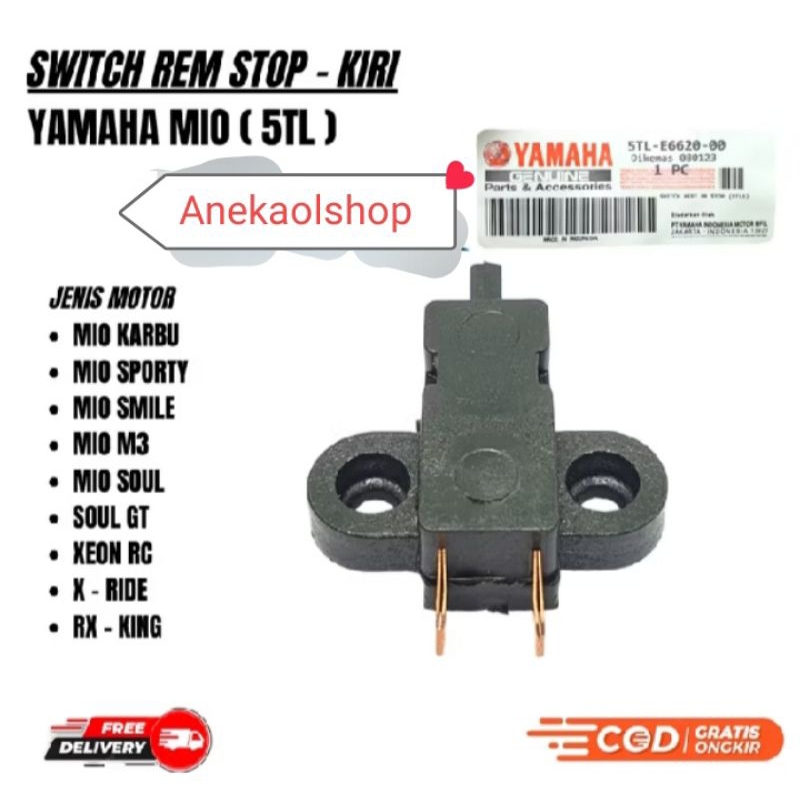 Jual Yamaha Mio (5TL) Switch Rem Stop Kiri original | Shopee Indonesia