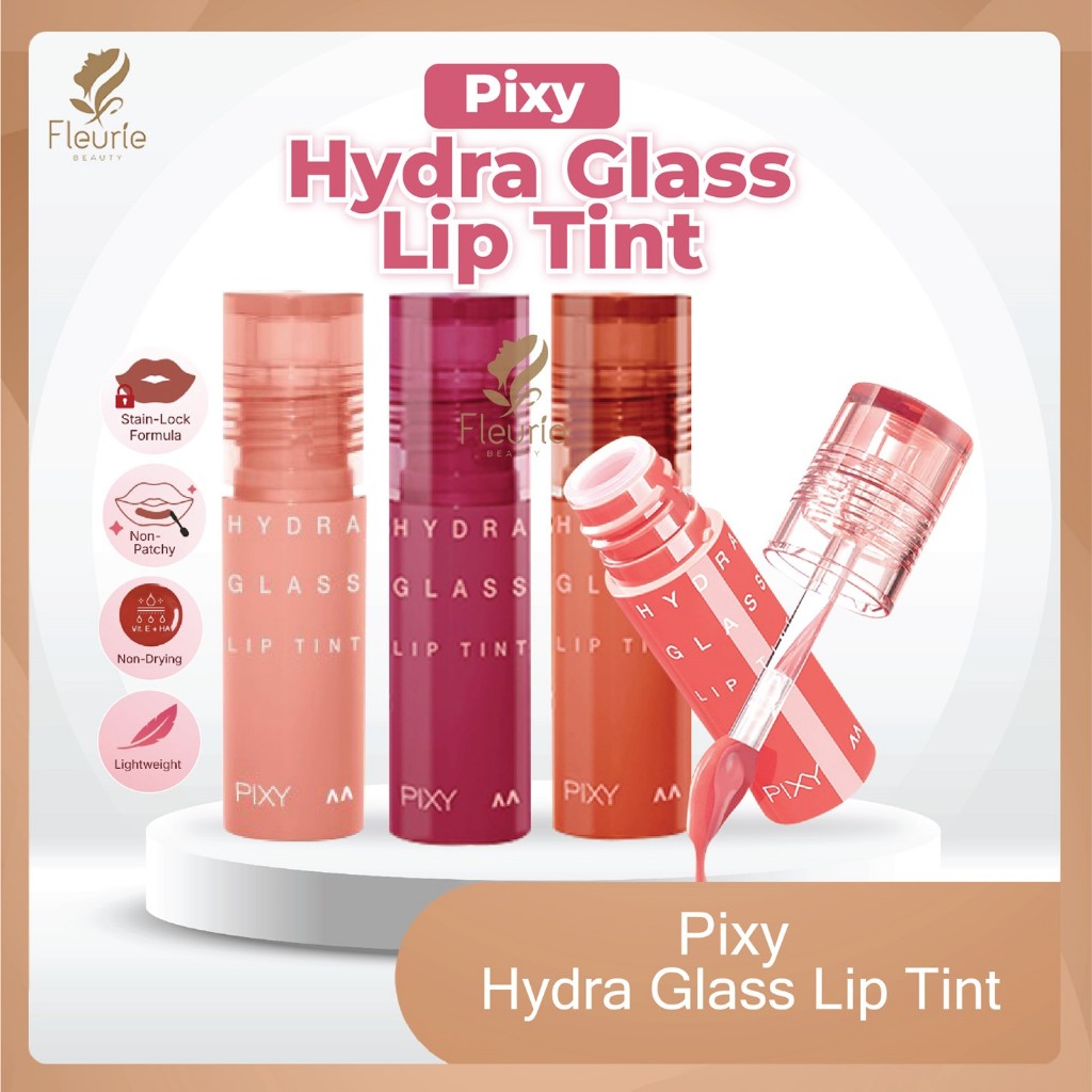 Jual Pixy Hydra Glass Lip Tint 2.5ml - Liptint Glossy Hydrating By Pixy ...