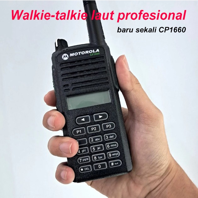 Jual Walkie Talkie Maritim MOTOROLA Original Baru CP1660 Tahan air dan ...