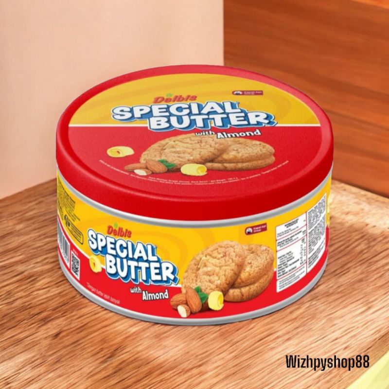 Jual DELBIS SPECIAL SANDWICH & SPECIAL BUTER ALMOND KEMASAN KALENG 155 ...