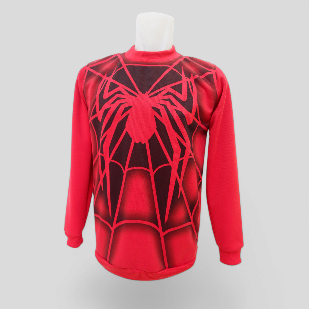 Jual Sweater Spiderman Human Spider Cosplay Bahan Halus Lembut Tebal ...