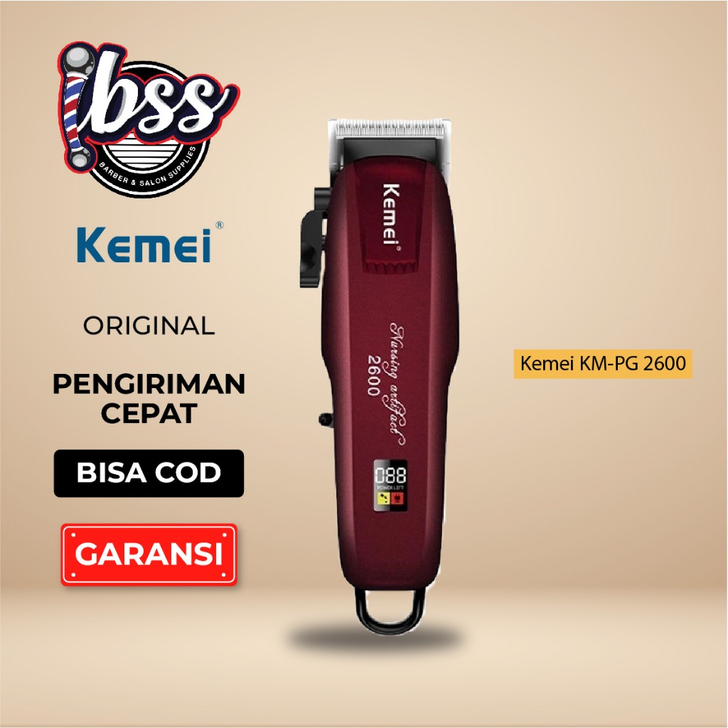 Jual KEMEI KM PG 2600 Professional Rechargeable Electric Hair Clipper ...