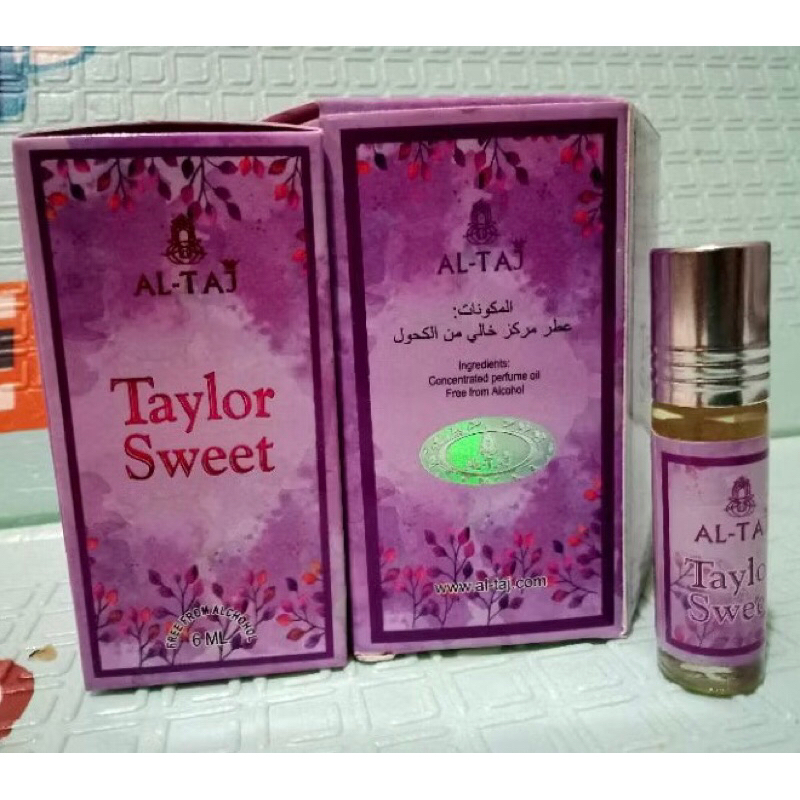 Jual Parfum Sholat Minyak wangi roll on Al Taj ( Aroma Taylor Sweet ) | Shopee Indonesia