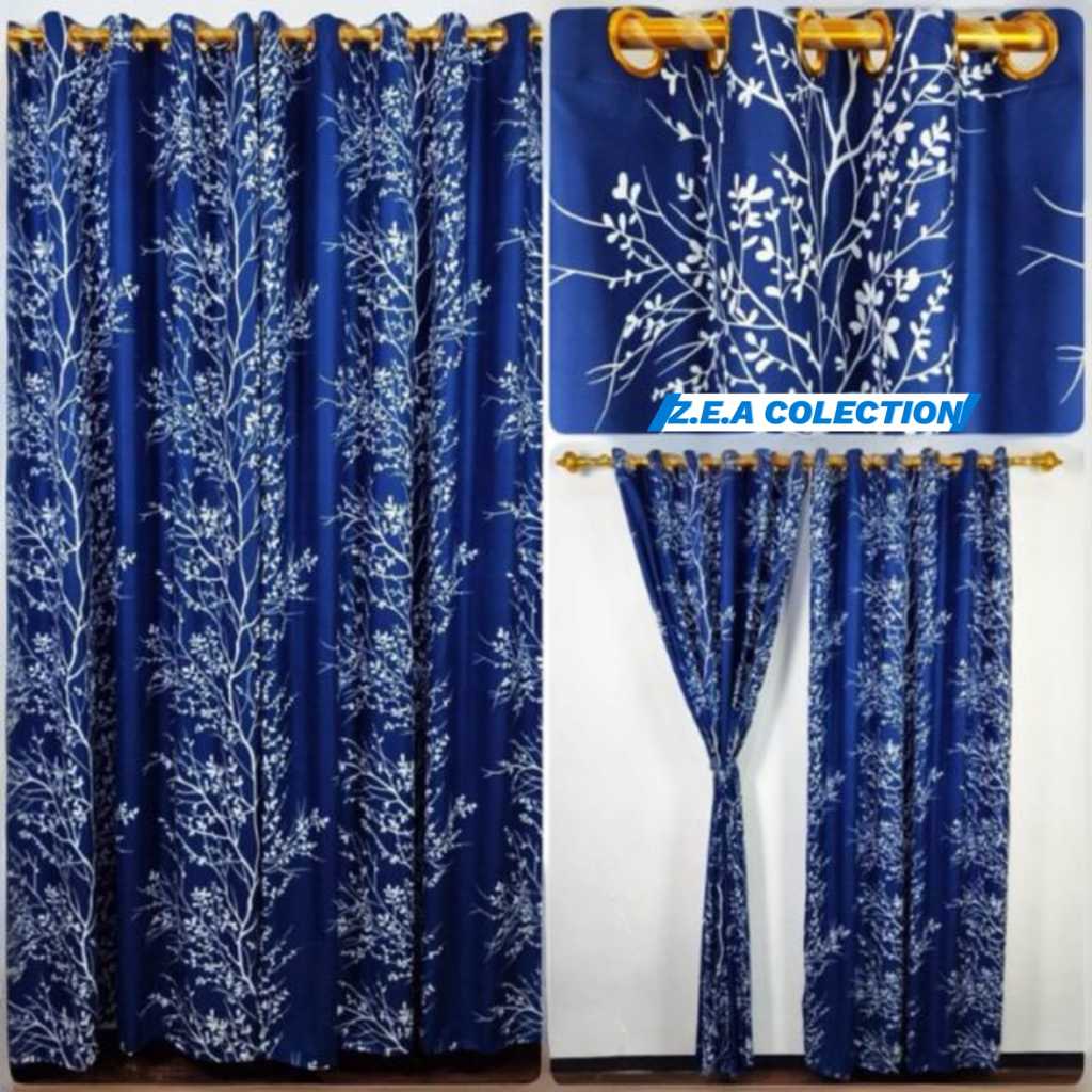 Jual gordeng pintu 12 ring smokring tirai jendela aesthetic tinggi 170. ...
