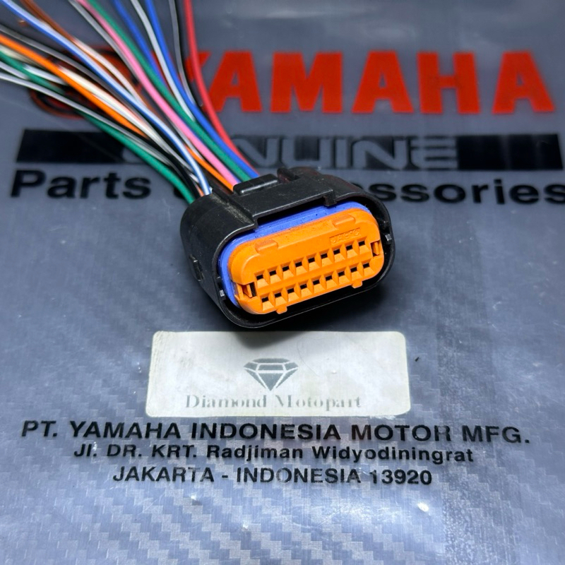 Jual Kabel soket ecu cdi socket ecu pin 18 yamaha vixion old 3C1 ...