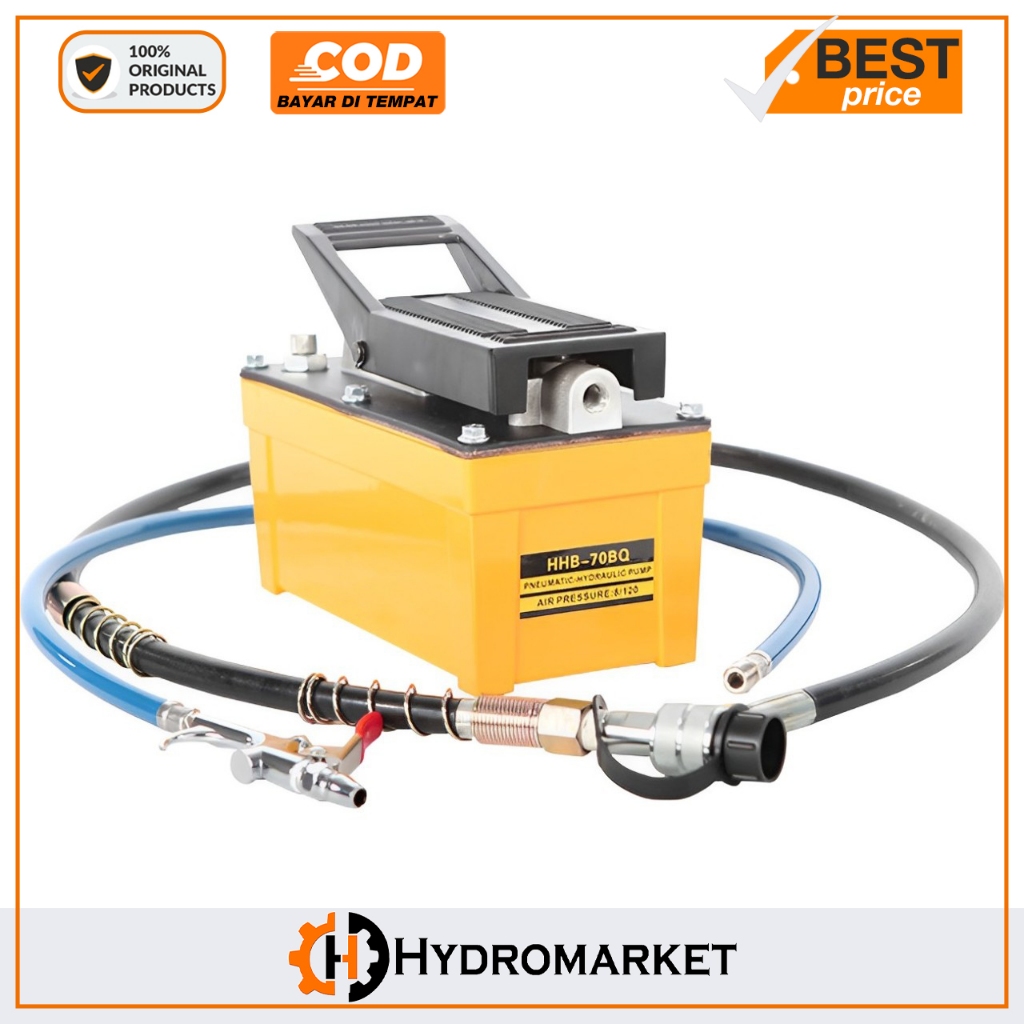 Jual Pompa Hidrolik Pneumatik Angin Compressor HHB-70BQ (1700 ml) / Air Pressure Hydraulic Pump ...