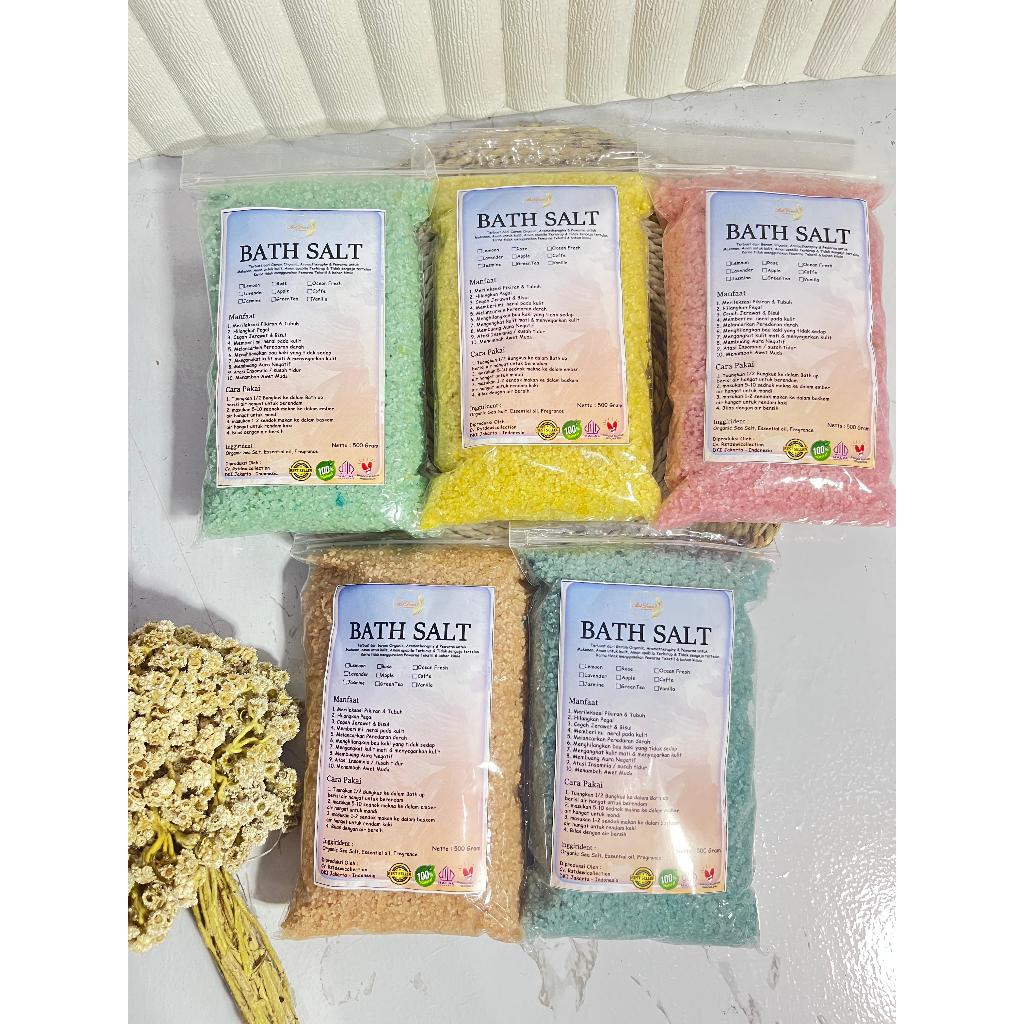 Jual BATH SALT ORGANIC 500gr garam aromaterapi epsom salt foot salt spa ...