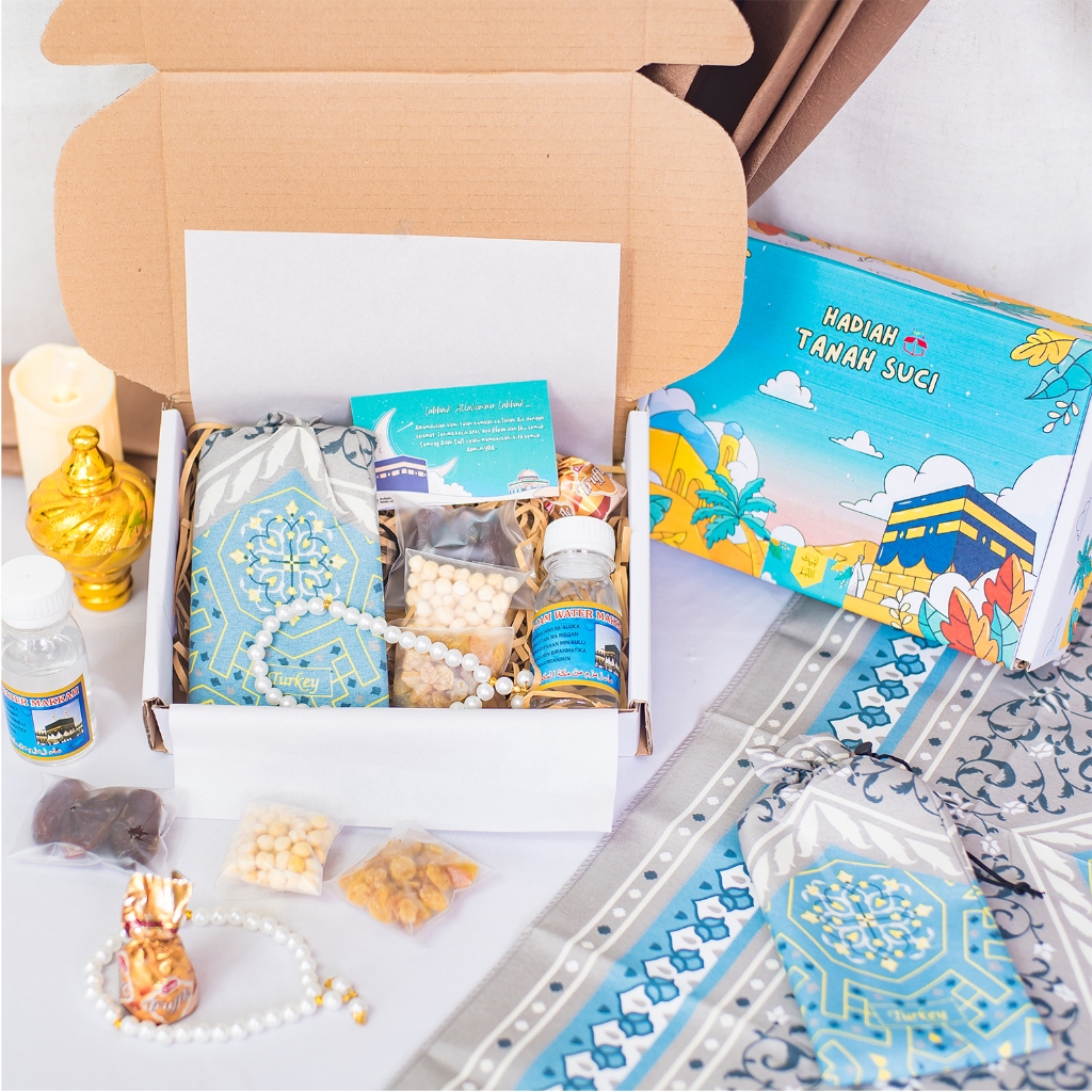Jual Hampers Oleh Oleh Haji Umroh Isi Sajadah Kurma - Premium Parcel ...