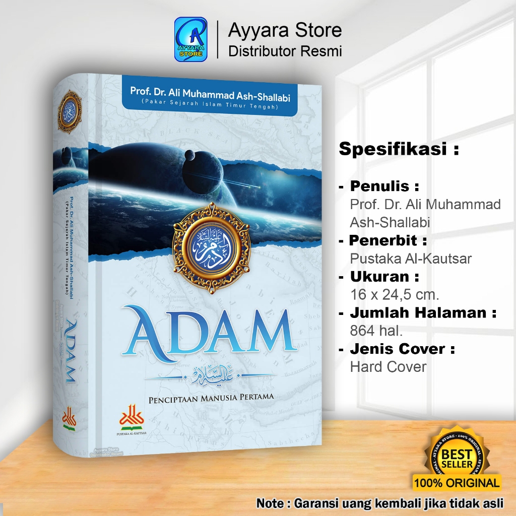 Jual ADAM Alaihissalam Penciptaan Manusia Pertama Kisah Sejarah Nabi ...