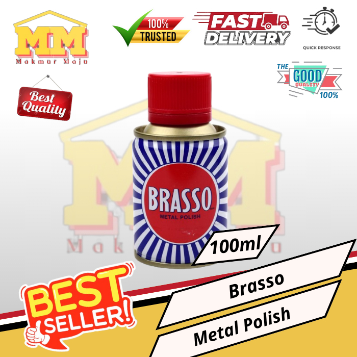 Jual Brasso Metal Polish 100ml - Brasso Pengkilap Logam | Shopee Indonesia