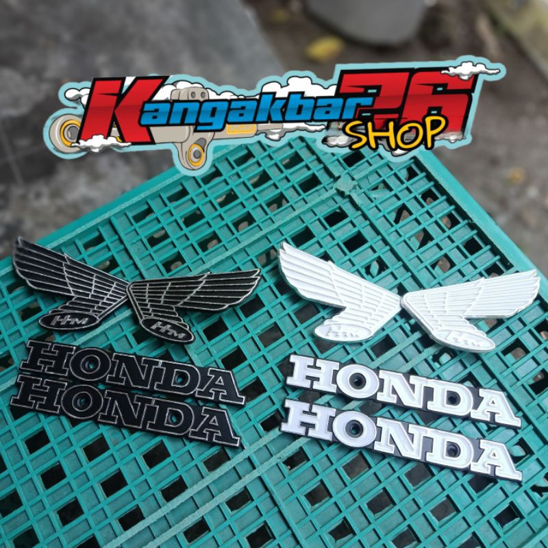 Jual EMBLEM LOGO TANGKI CB 100 IMPORT EMBLEM SAYAP TANGKI LOGO HONDA CB ...