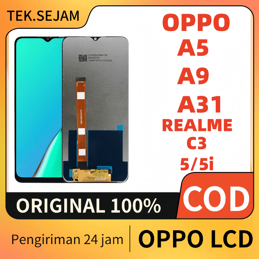Jual LCD TOUCHSCREEN OPPO A5 2020 OPPO A9 2020 / REALME C3 ORIGINAL 100 ...