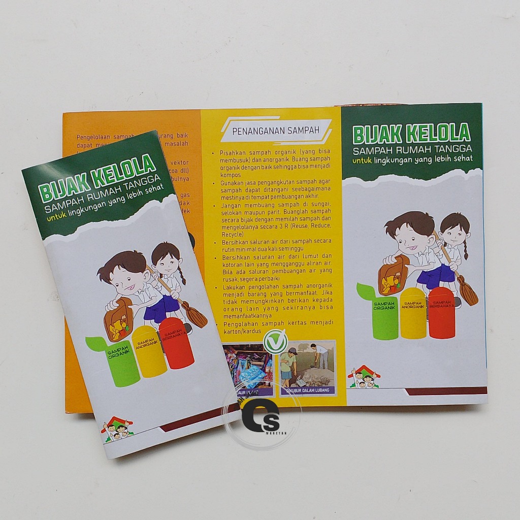 Jual Leaflet Bijak Kelola Sampah Rumah Tangga - PHBS di Rumah Tangga ...