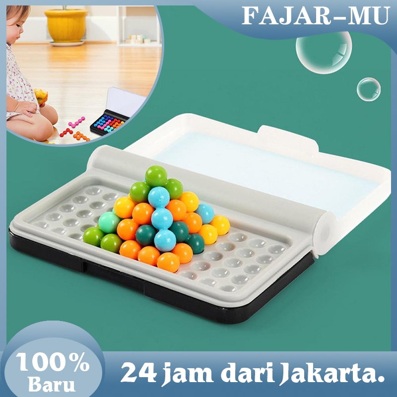 Jual Mainan Asah Otak Logika Anak 120 Tantangan 3D IQ Puzzle Terobosan ...