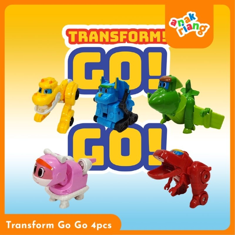 Jual Mainan Transform Go Go Dino – Rex, Tomo, Ping, Viki, Locky Robot ...