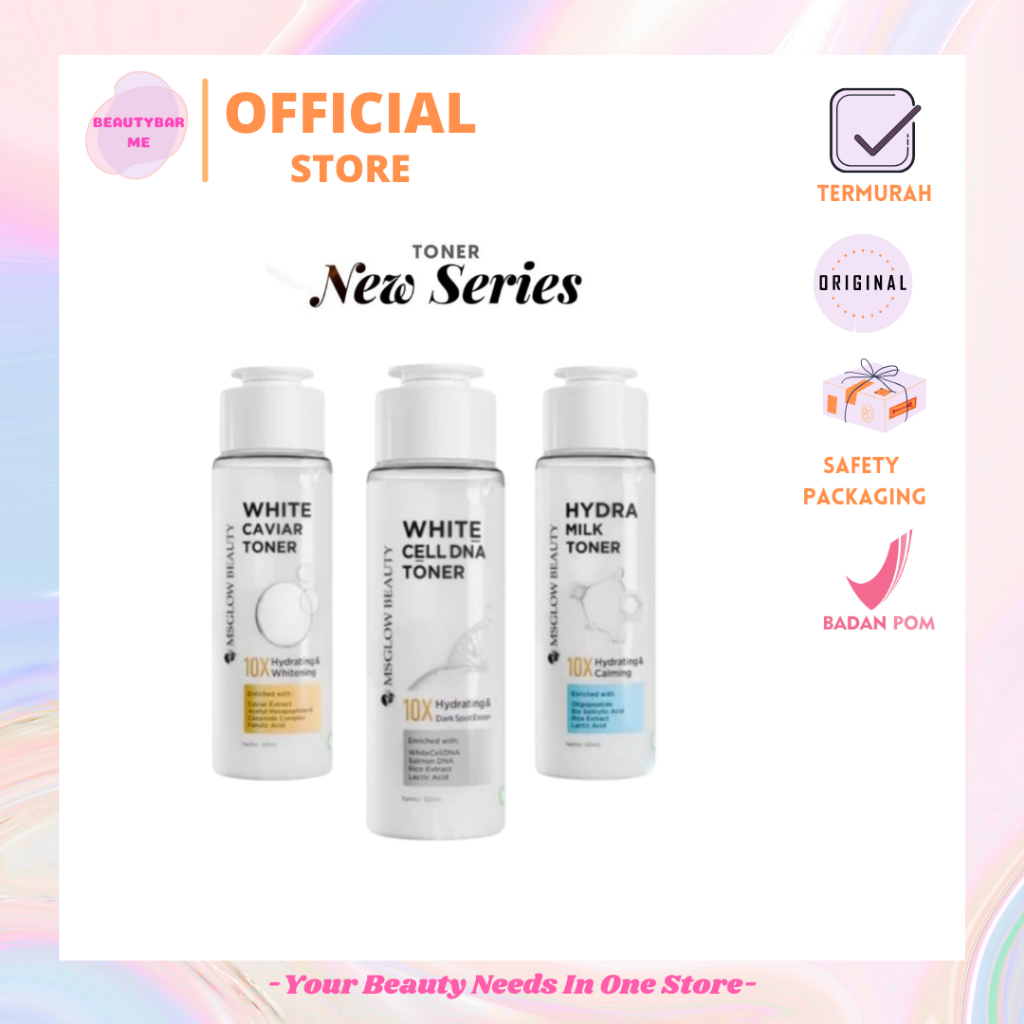 Jual Beautybarme - Toner Ms Glow Terbaru White Caviar White Cell DNA ...
