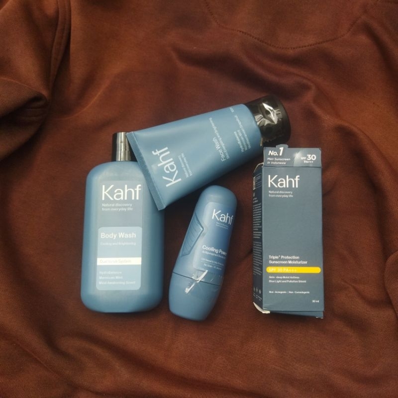 Jual Kahf Personal Care isi 4 - Face Wash, Body Wash, Sunscreen, Deodorant | Shopee Indonesia