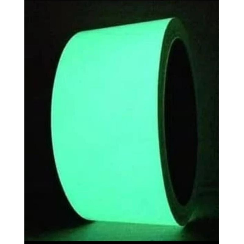 Jual stiker fosfor glow in the dark 5cmx10meter | Shopee Indonesia