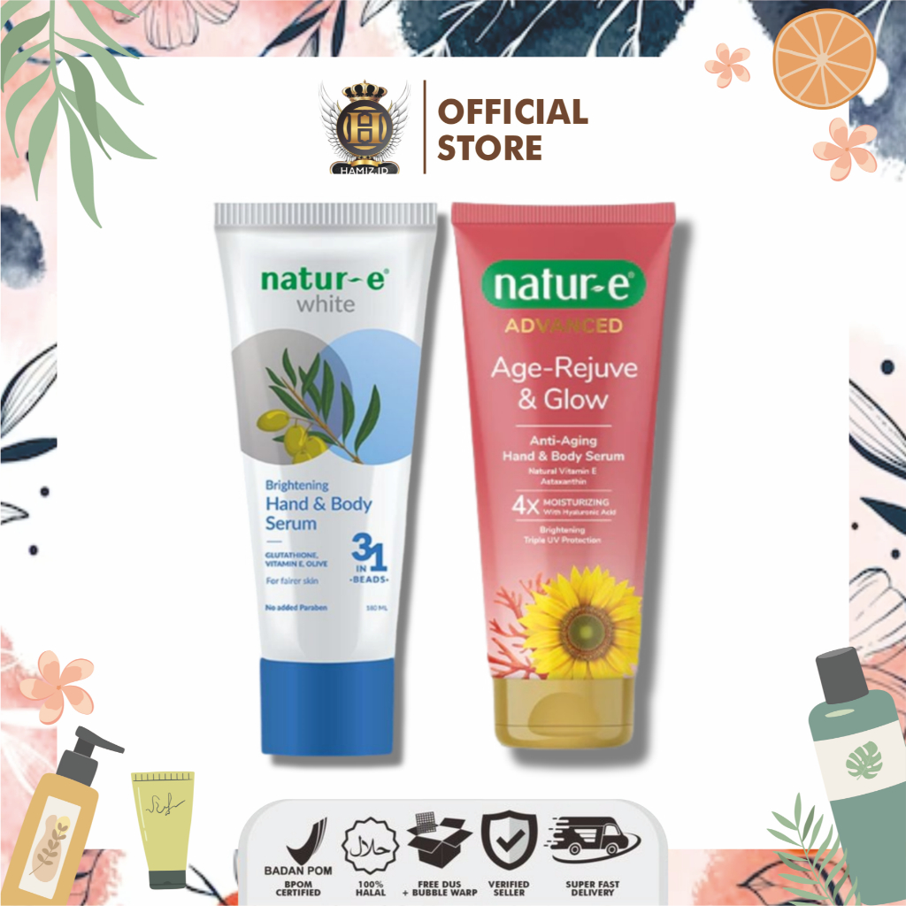 Jual Natur-E White Hand & Body Serum I Advanced Age-Rejuve & Glow Anti ...