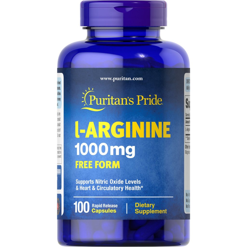 Jual Puritan Pride L-Arginine 1000 mg 30 tablets | Shopee Indonesia