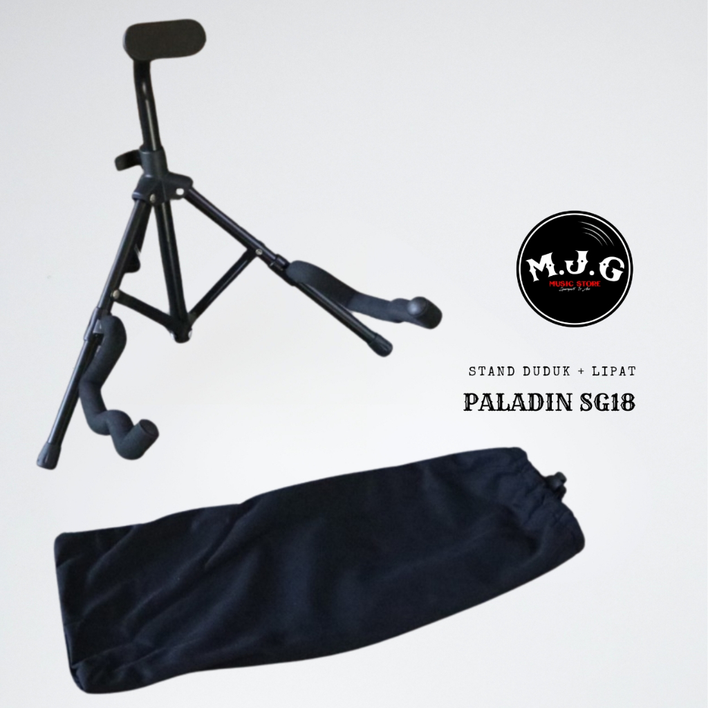 Jual stand duduk besi lipat gitar dan bass akustik elektrik PALADIN ...