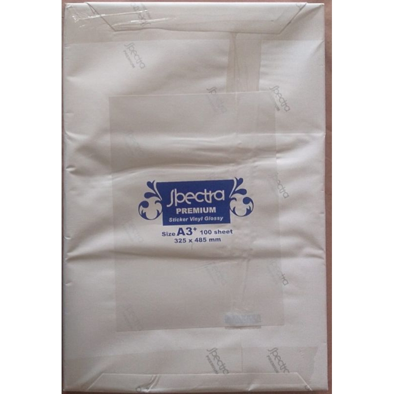 Jual Sticker Vinyl Spectra Premium A3+(glossy,transparent,matte)Digital ...