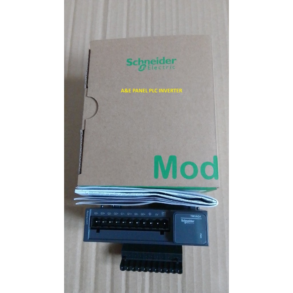 Jual TM3AQ4 PLC Schneider modicon TM3AQ4 original analog output module | Shopee Indonesia