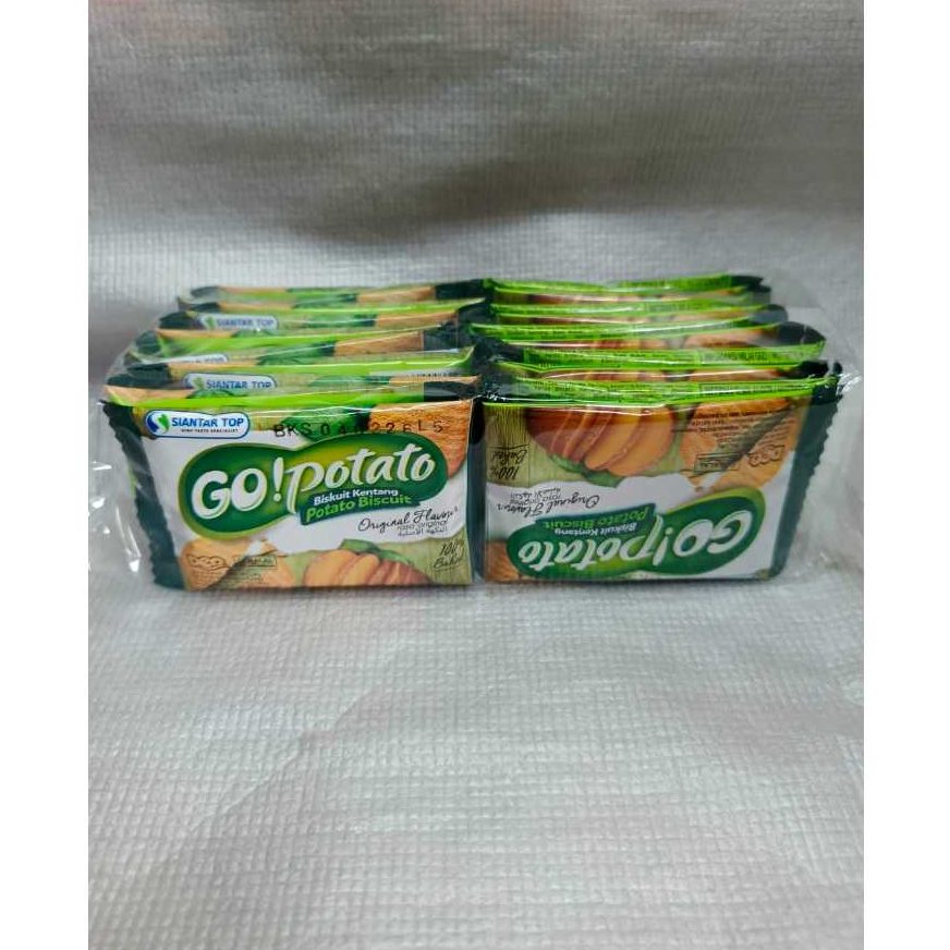 Jual Biskuit Kentang Deo Go Potato 20x10 gram Eceran 500 | Shopee Indonesia