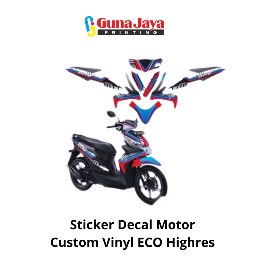 Jual Sticker Decal Motor Custom Vinyl ECO Highres | Shopee Indonesia