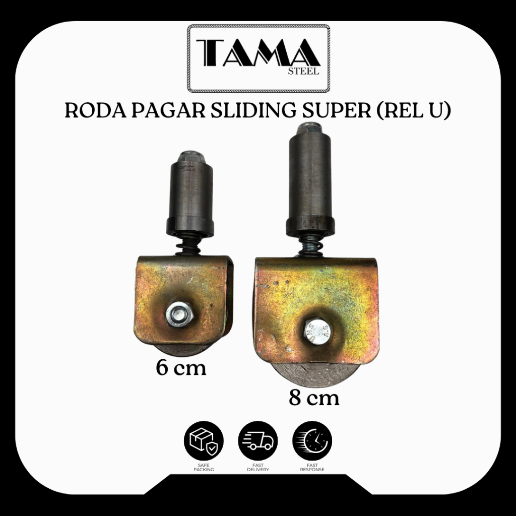 Jual RODA PAGAR SLIDING SUPER 6cm, 8cm | Roda Pagar Roda Sliding Super ...