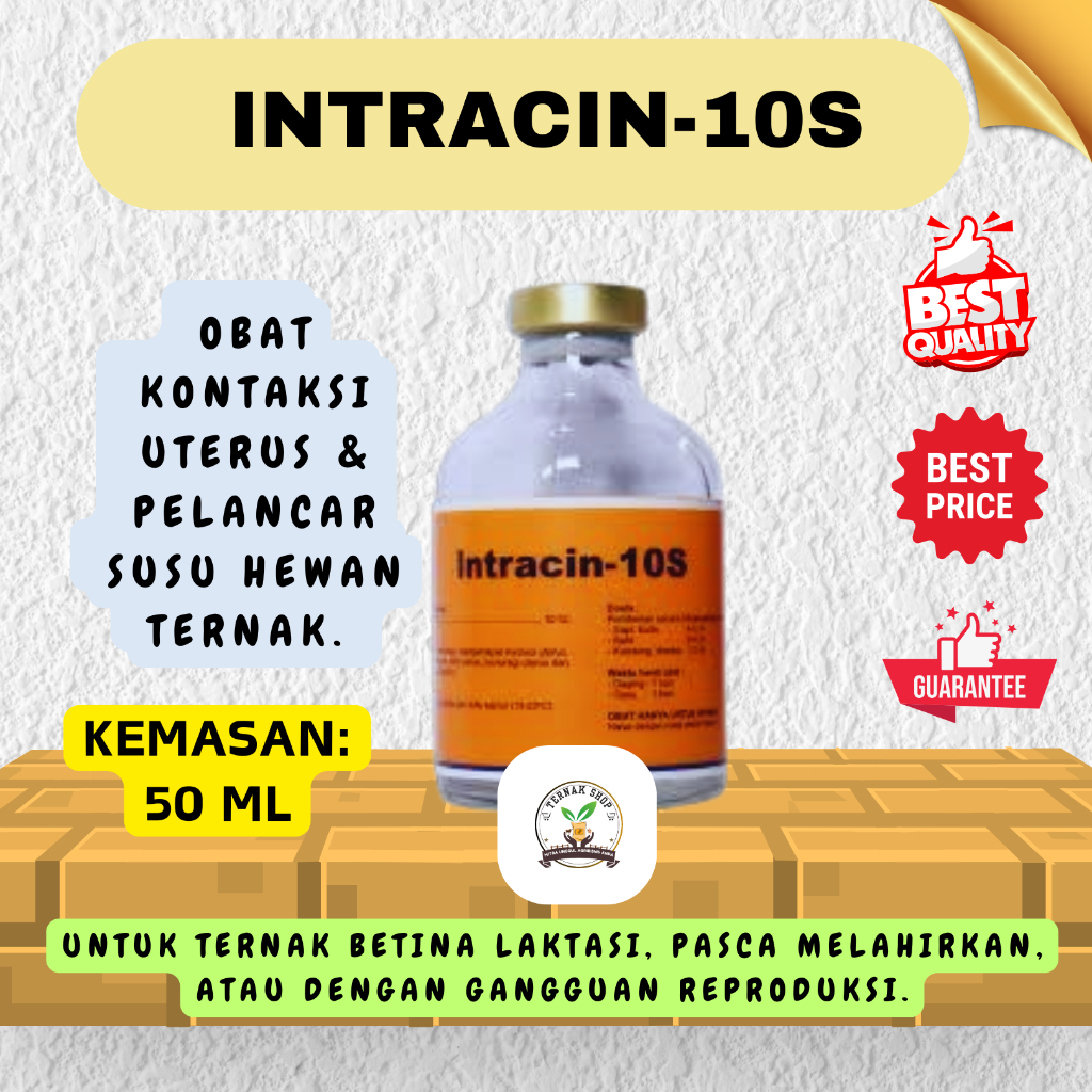 Jual INTRACIN 10S 50 ML - Hormon Perangsang Kontraksi Uterus dan Kelenjar Mamae | Shopee Indonesia