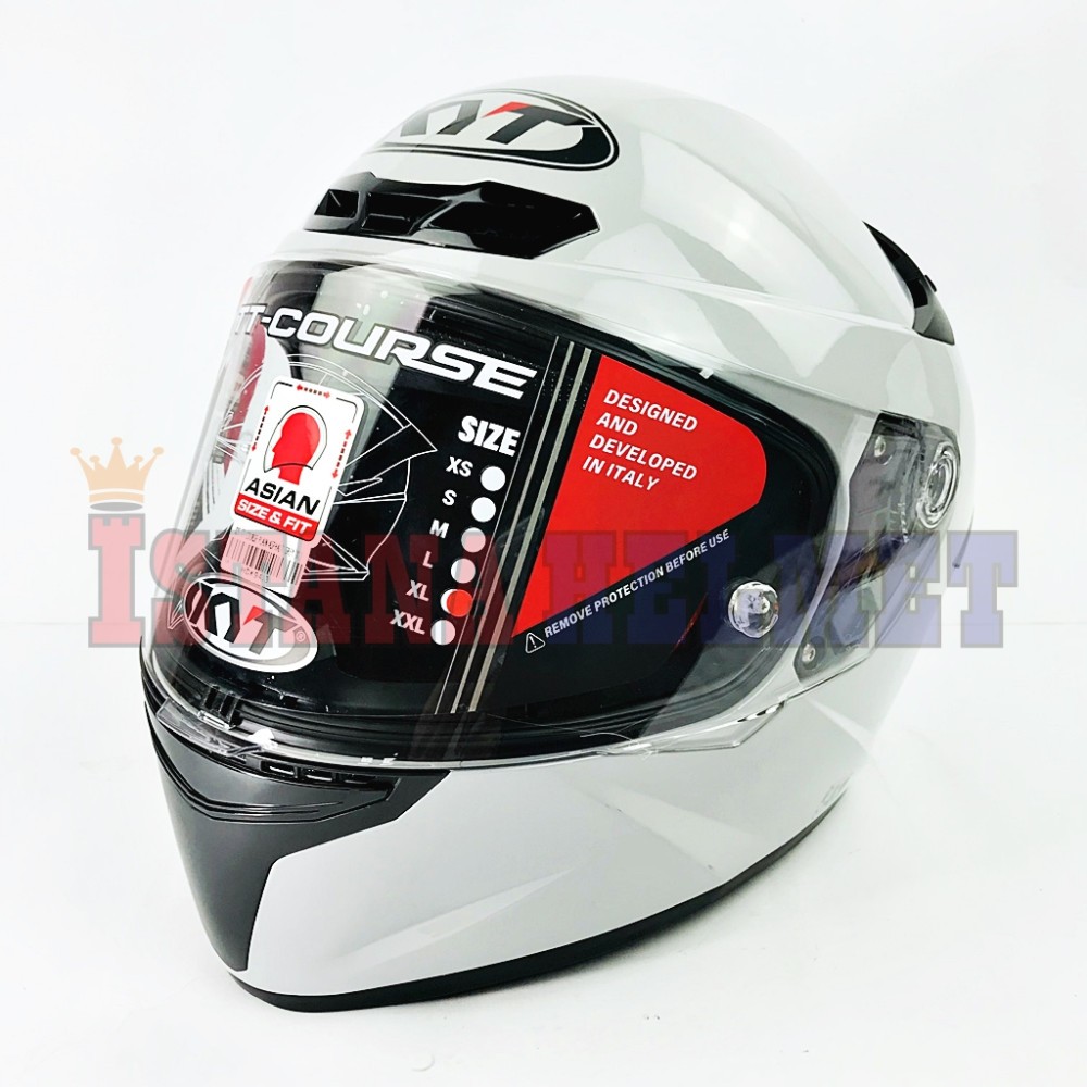 Jual KYT TT-COURSE PLAIN ASPHALT GREY | Shopee Indonesia