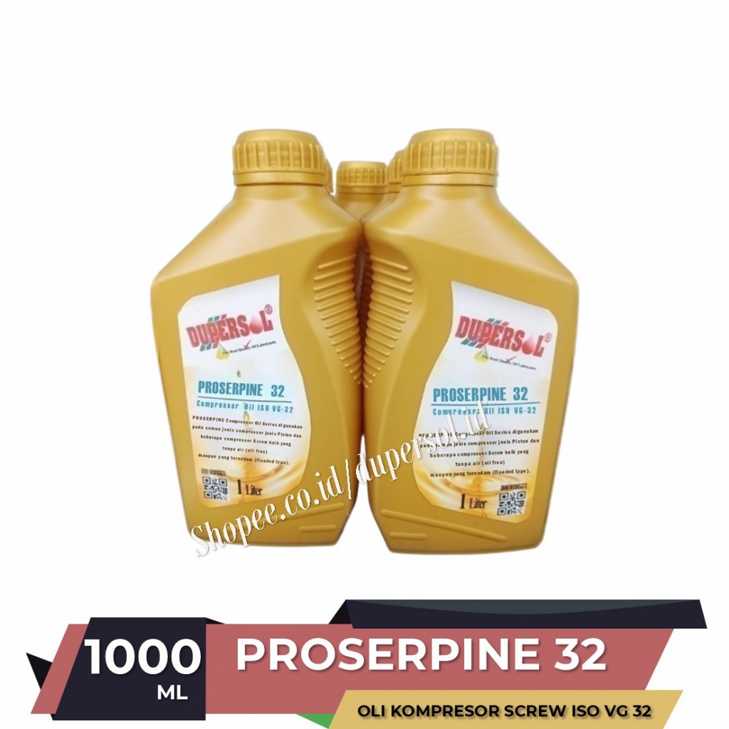 Jual DUPERSOL PROSERPINE 32 - Oli Kompresor Screw ISO VG 32 Mineral Oil ...