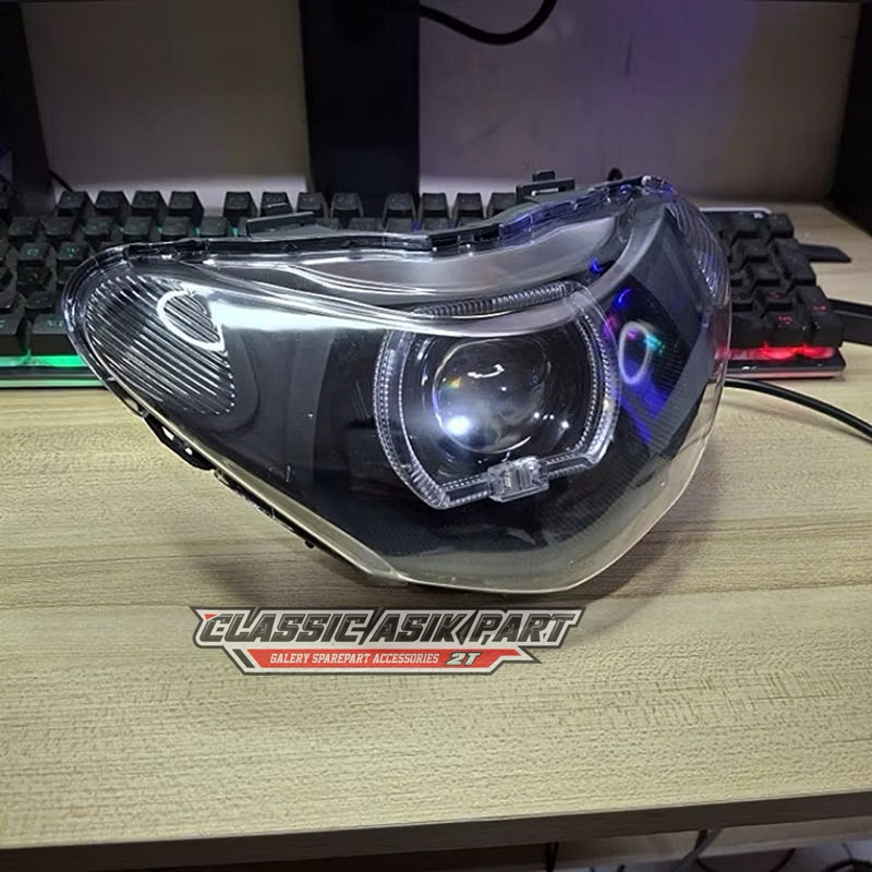 Jual LAMPU DEPAN MIO NEW LED BILED ALA ALA PROJI 3,5 INCH | Shopee ...