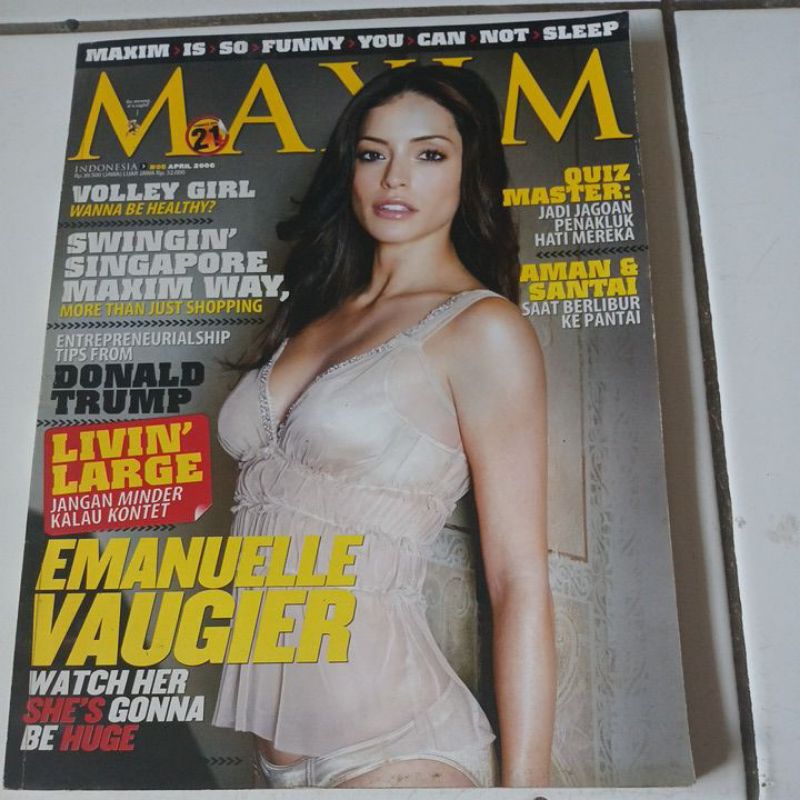 Jual Majalah maxim Indonesia april 2006 | Shopee Indonesia
