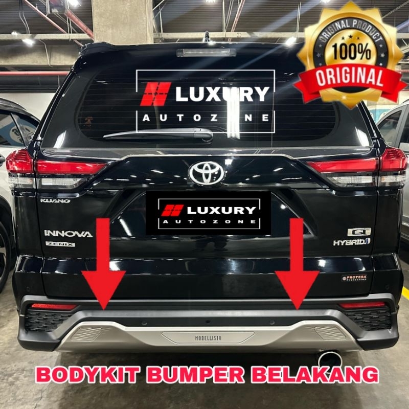 Jual Bodykit Body Kit Spoiler Bemper Belakang Innova Zenix Modelista ...