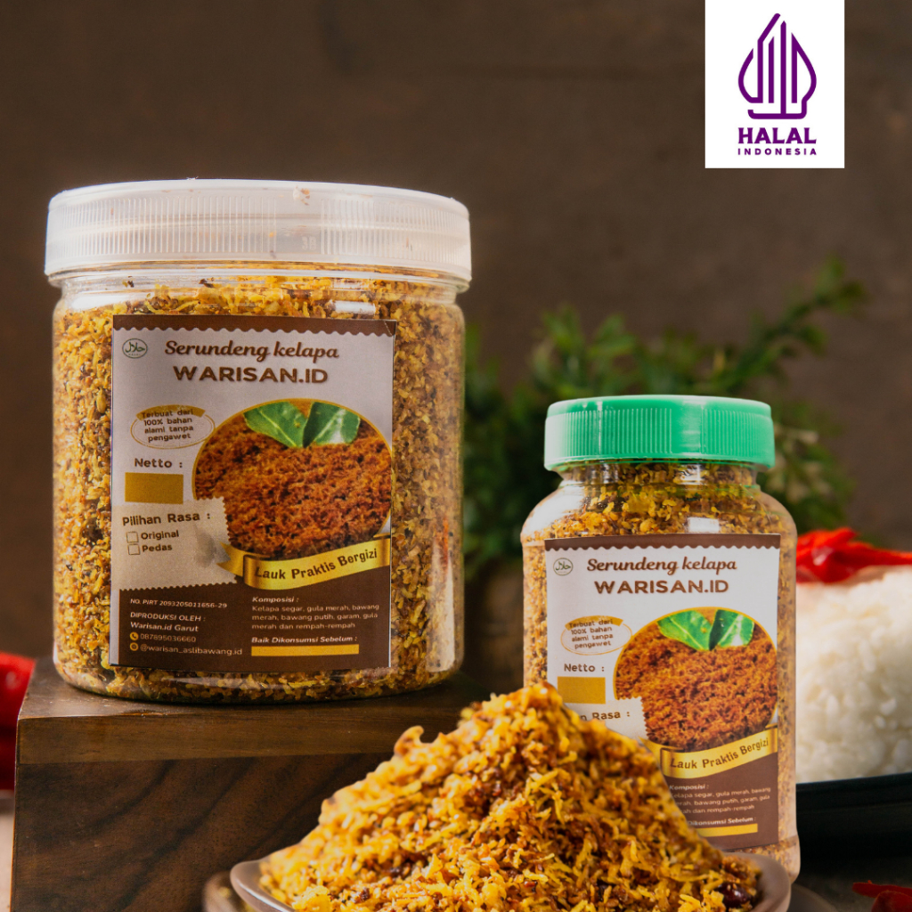 Jual Serundeng Kelapa Gurih Manis Halal Tanpa Pengawet / Srundeng ...